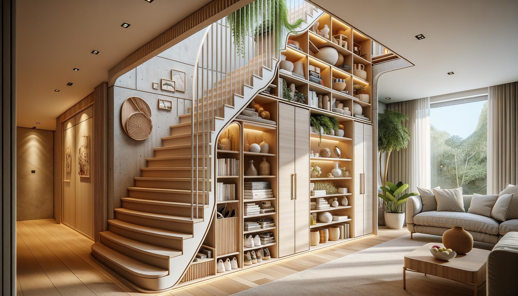 Ruimte onder open trap inrichten: Slimme Opbergoplossingen - Trap ideeën