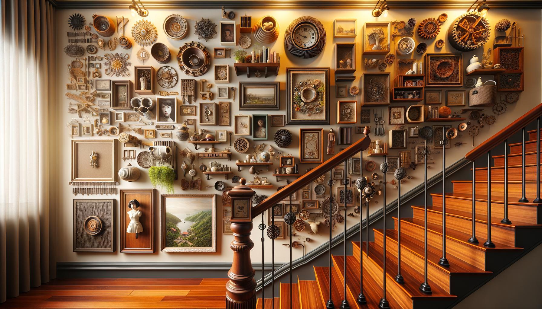 Trap muur decoratie: Kunstzinnige en Praktische Ideeën - Trap ideeën